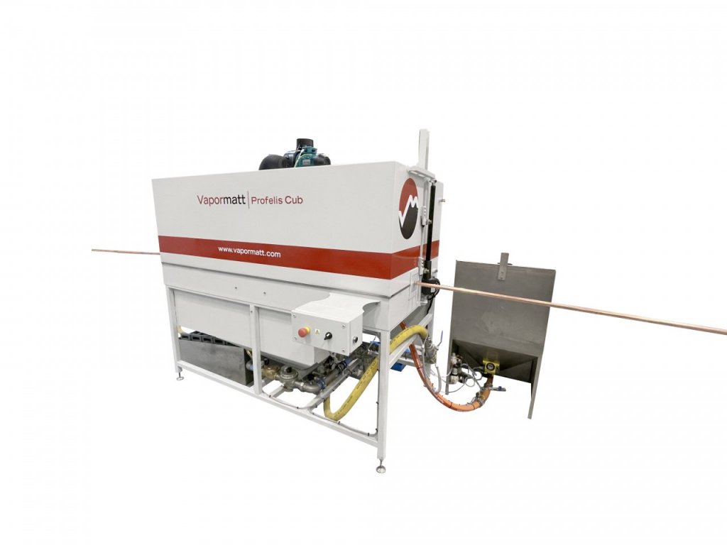 Wet blasting system for wire and cable finishing | WIRE