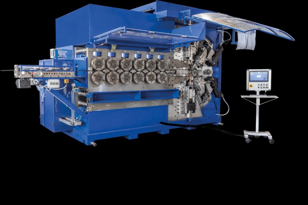 Spring coiling machines with up to 15 axis | WIRE