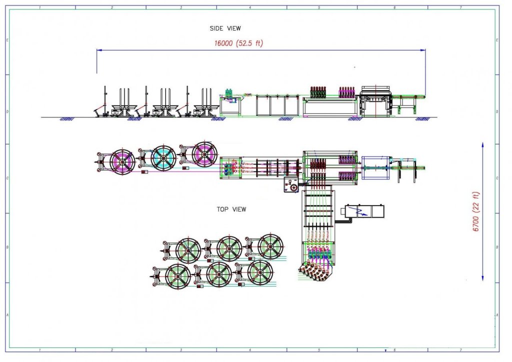 Six simultaneous cross wire feeds | WIRE