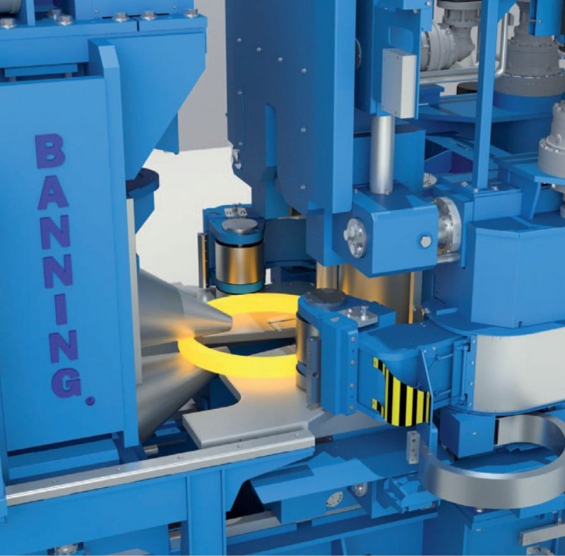 Walzen bis 8 m Durchmesser und 1,5 m Höhe | UMFORMTECHNIK Massiv+Leichtbau