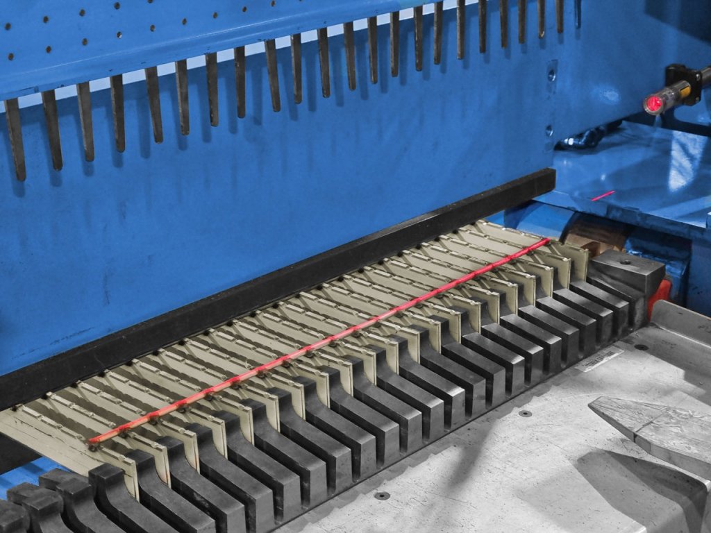 Automated grating shear | WIRE