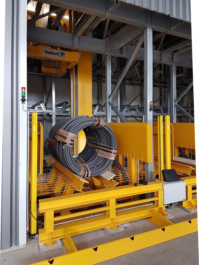 Speedy production buffer for 3,000 tons of steel wire coils | WIRE