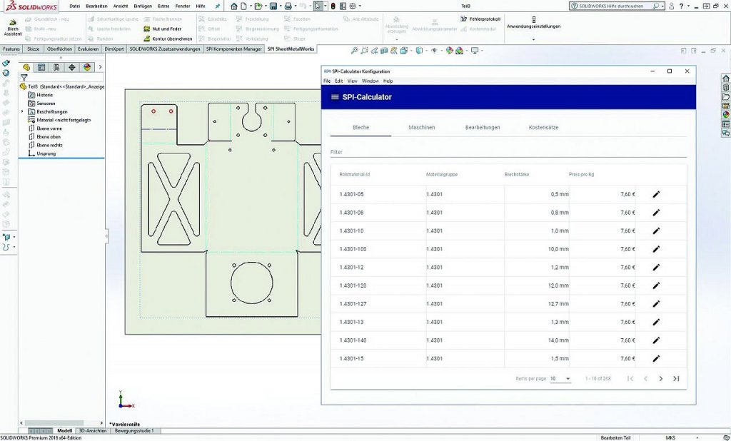 In Echtzeit kalkulierte Kosten in der Prozesskette Blech | BLECH+ROHRE ...
