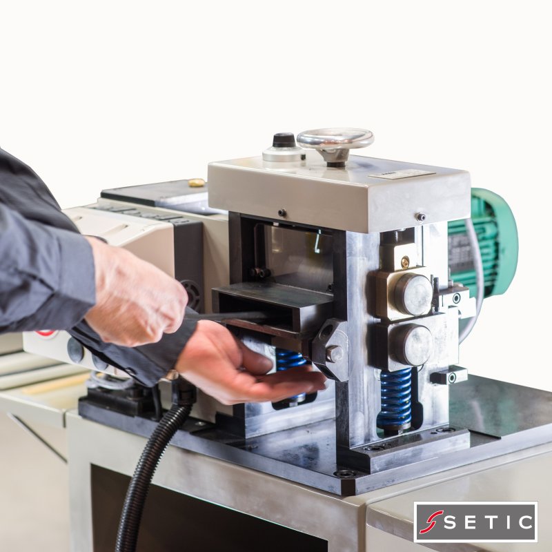 Setic “MPE 120” high precision slicing/fending-off machine | WIRE
