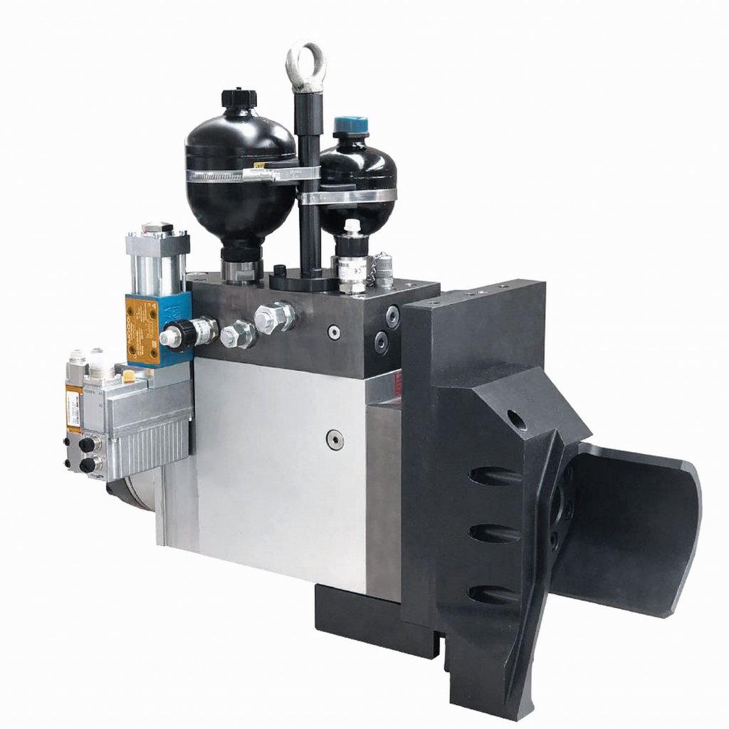 Servo hydraulic bar stop | WIRE