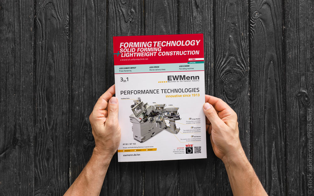 UMFORMTECHNIK-Magazin wird international | UMFORMTECHNIK Massiv+Leichtbau